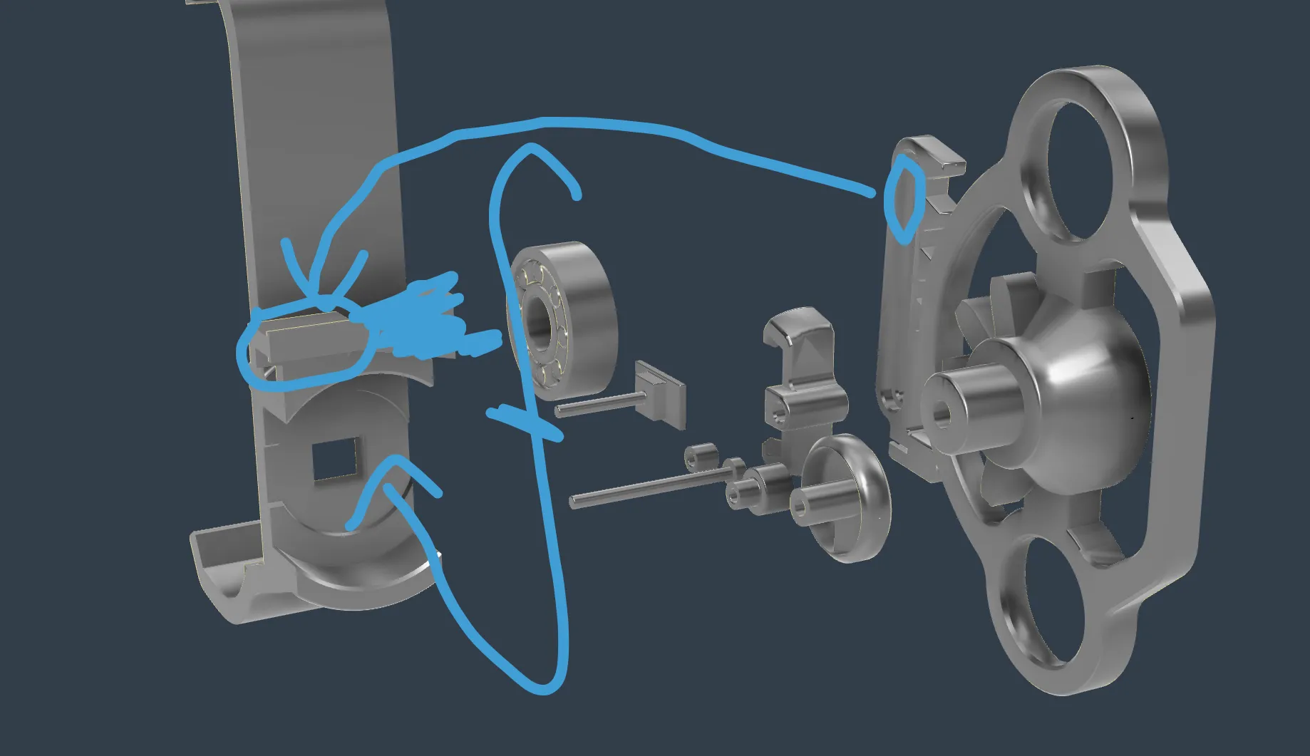 Fully Printed Controller Steering Wheel Remixed by Farid653 MakerWorld ...