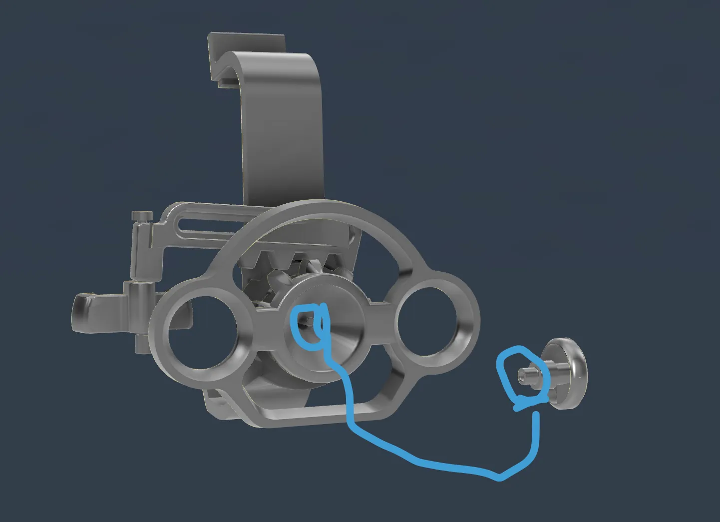 Fully Printed Controller Steering Wheel Remixed by Farid653 MakerWorld ...