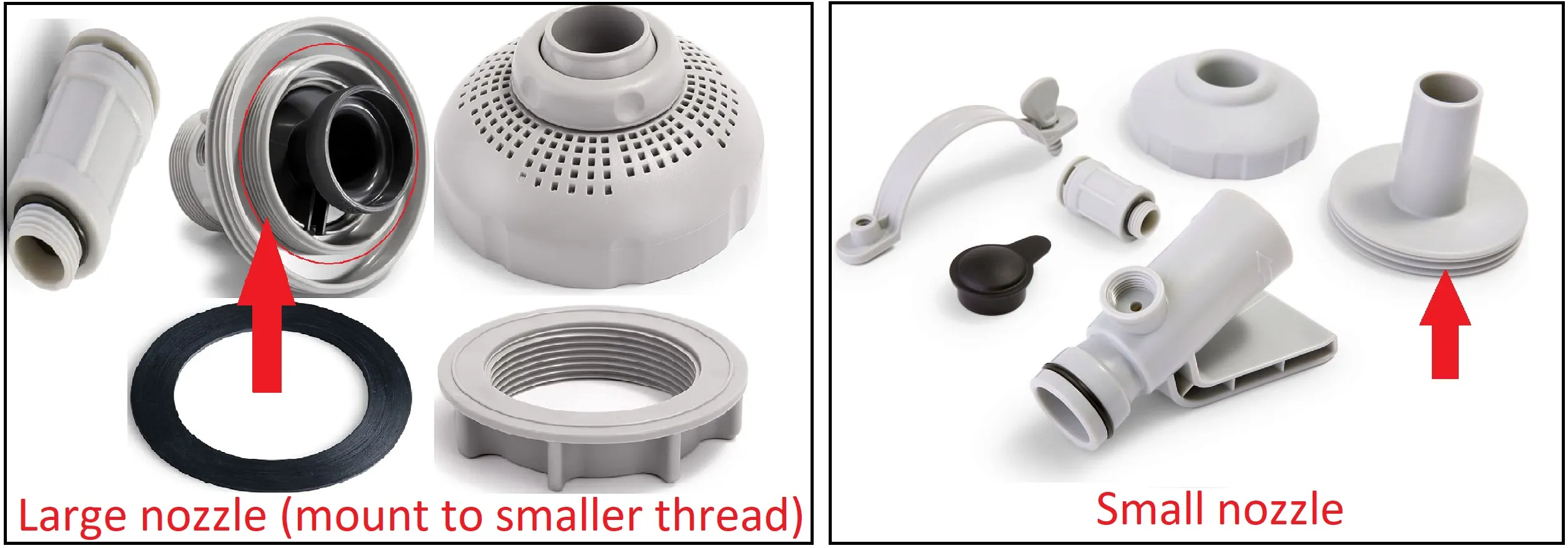 Intex pool fountain direct mounting (no supports) - Free 3D Print Model ...