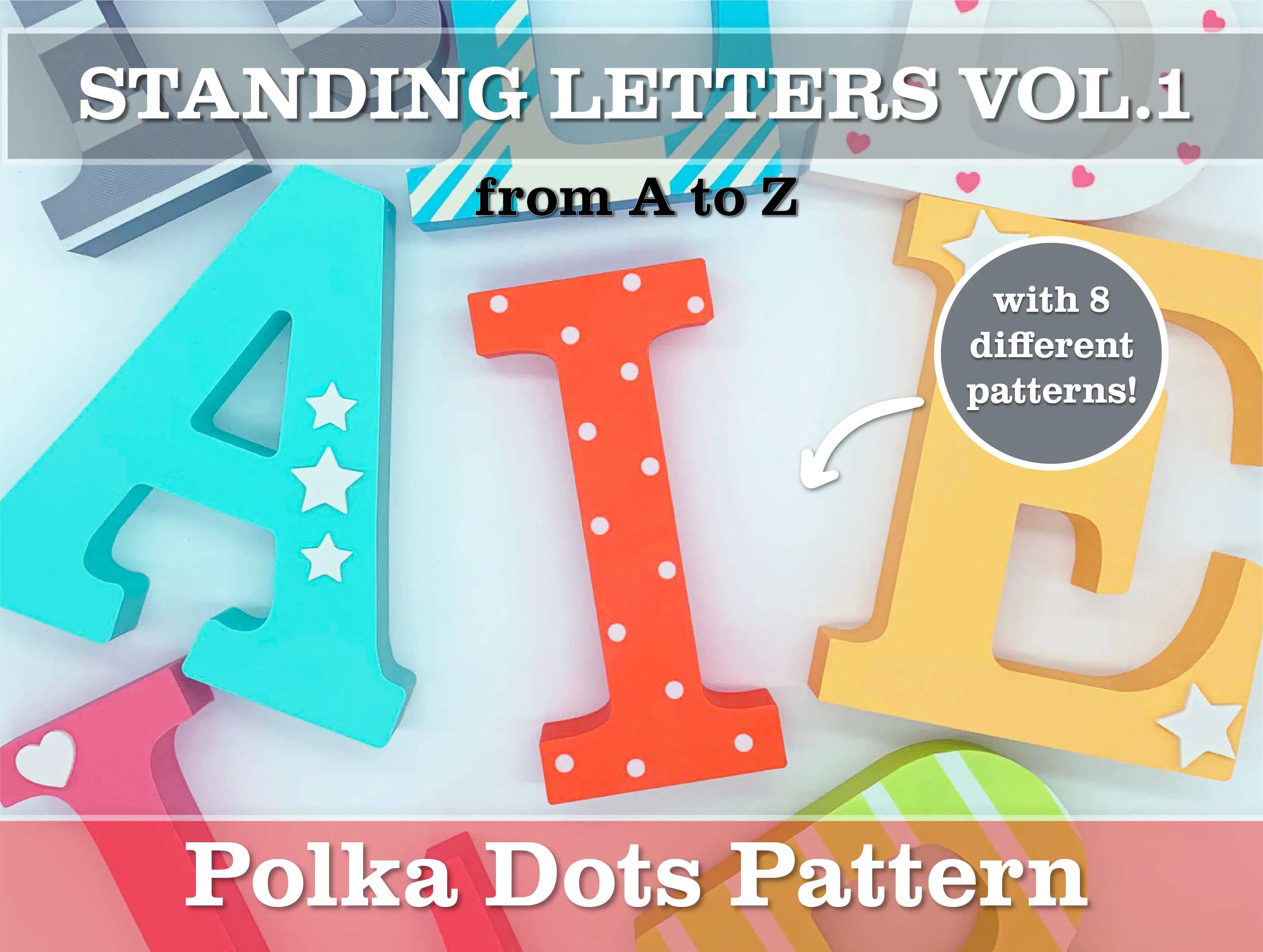 3D Name Standing Letters Pack Vol.1 by Merla3D MakerWorld: Download ...
