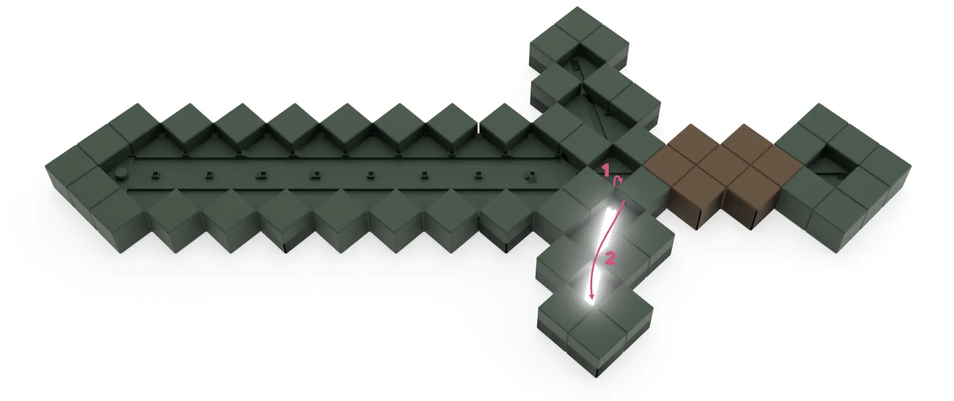 Minecraft Wall Sconce - Life Size & Easy Assembly by MaKim MakerWorld ...