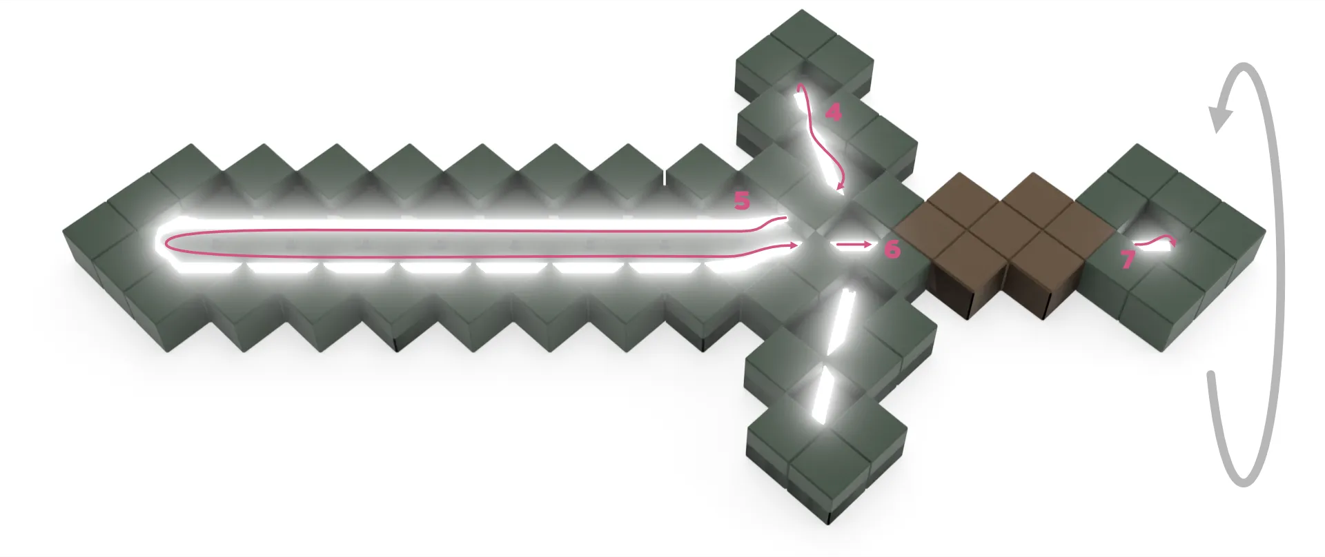 Minecraft Wall Sconce - Life Size & Easy Assembly by MaKim MakerWorld ...