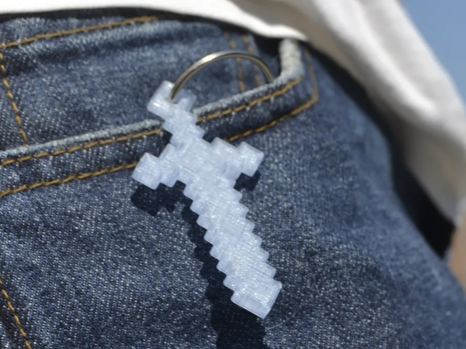 Minecraft tools - Keychain by Oaktree.PT - MakerWorld