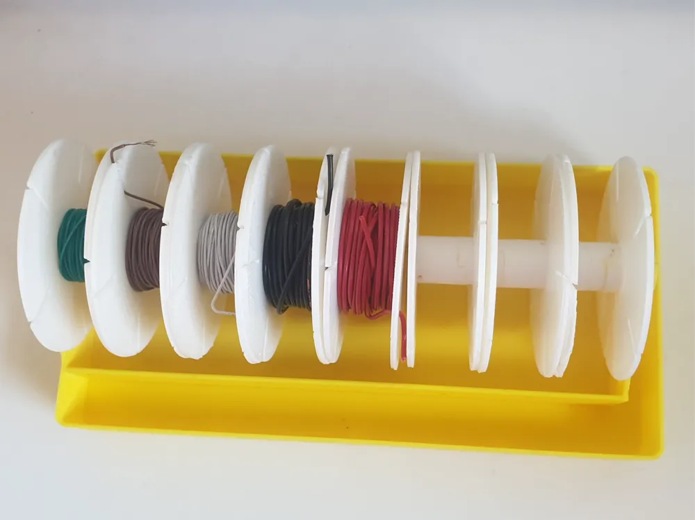 Gridfinity wire spool holder by William08DK - MakerWorld