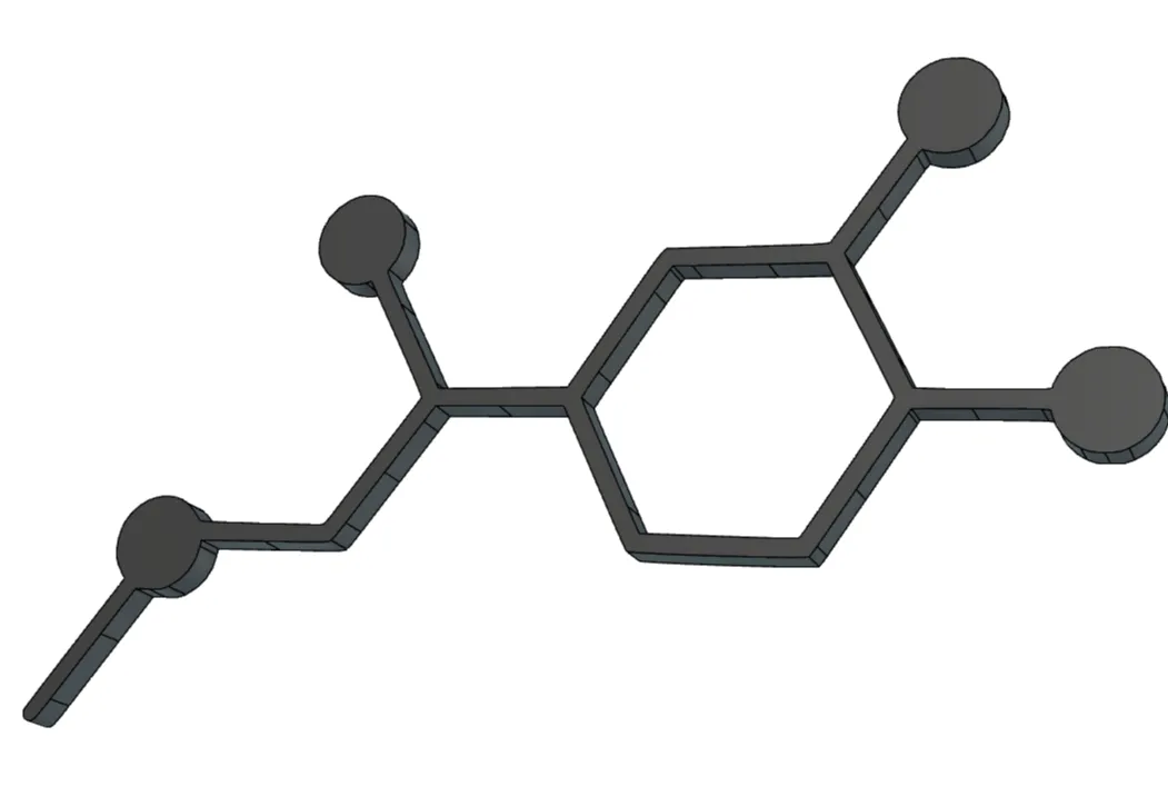 adrenaline molecule - Free 3D Print Model - MakerWorld