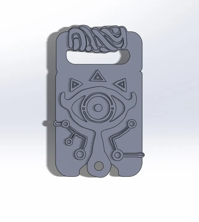 Sheikah Slate 3D Keychain by Simple project MakerWorld: Download Free ...