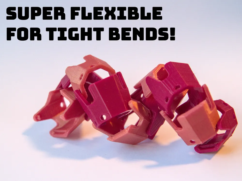 Single Piece Multi-Directional Cable Chain by Southerly - MakerWorld