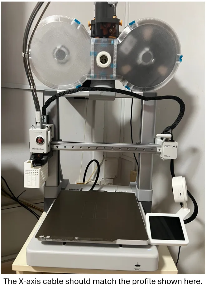 A1 X Axis Cable Chain - Free 3D Print Model - MakerWorld