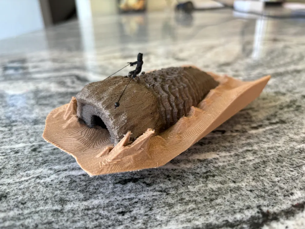 Dune Sand Worm Rider by O-Man MakerWorld: Download Free 3D Models