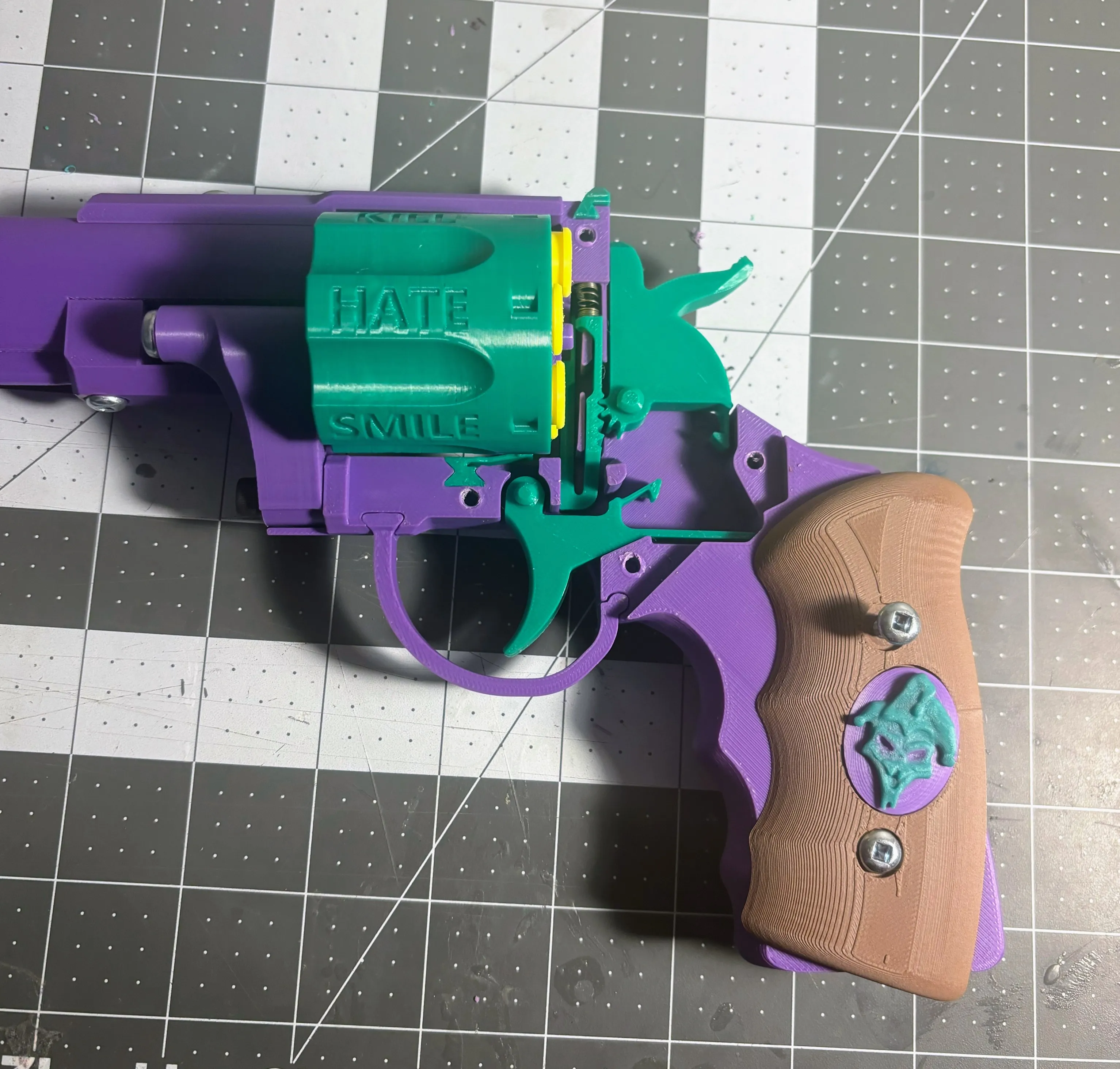 Joker "Bang" Revolver - Functioning Prop Gun Remixed by Man of Mystery ...