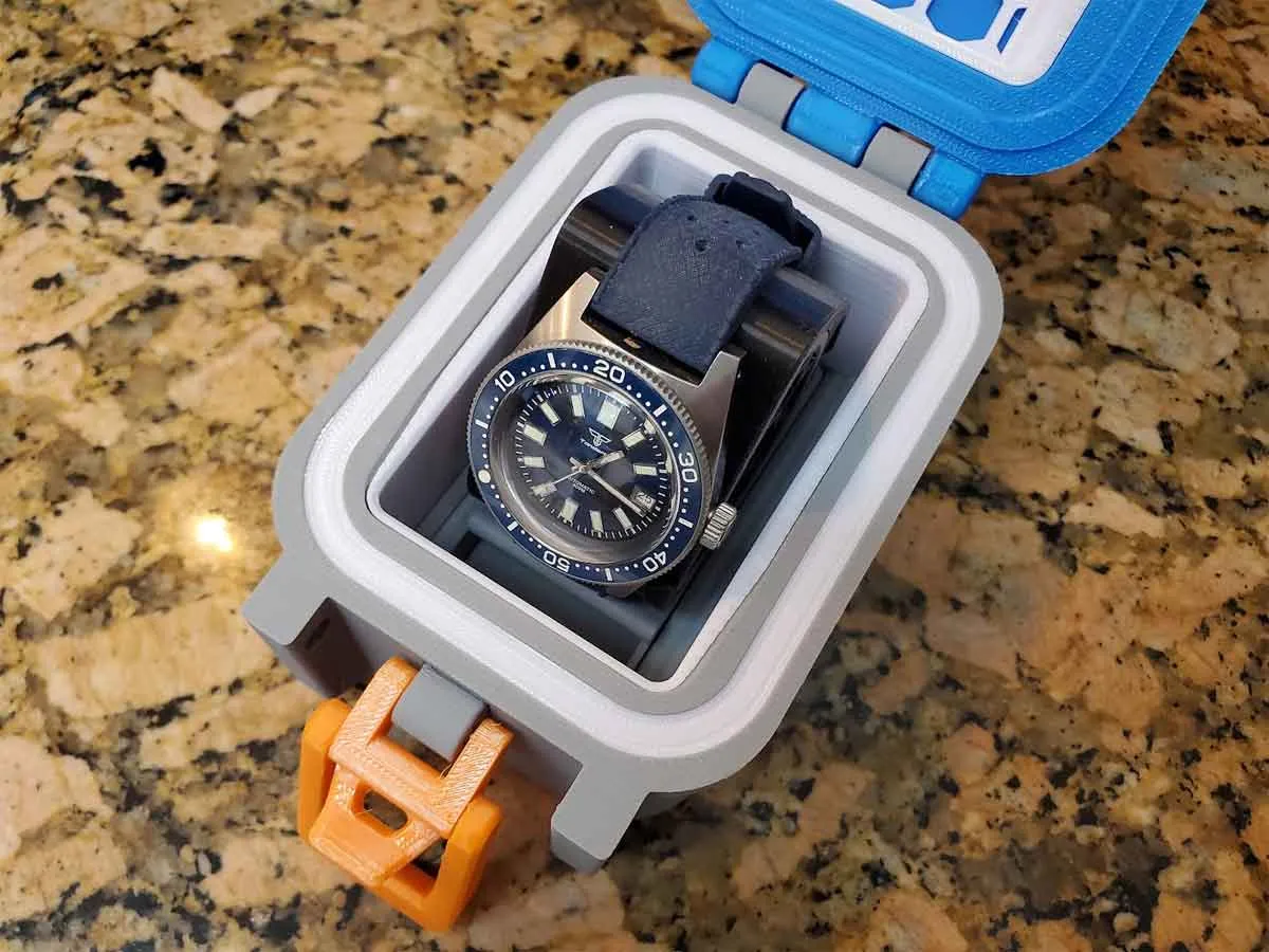 Gridfinity Watch Stand v3.0 for Larger Watches - Free 3D Print Model ...