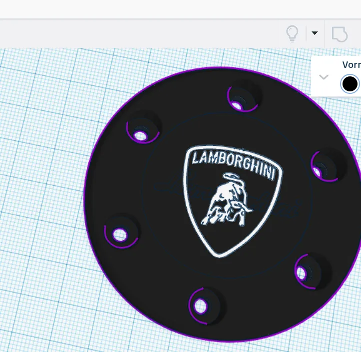 lochitech g29 g920 g923 927 center cap lamborghini by kyanni - MakerWorld