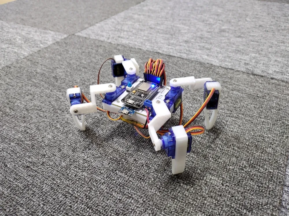 Arduino Quadruped Spider Robot by 马靖翔 - MakerWorld