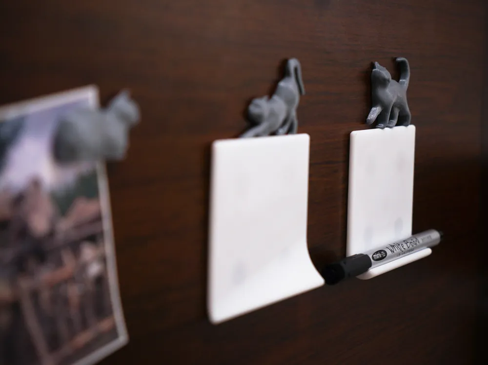 Cat Fridge Magnet by 草色星球 - MakerWorld