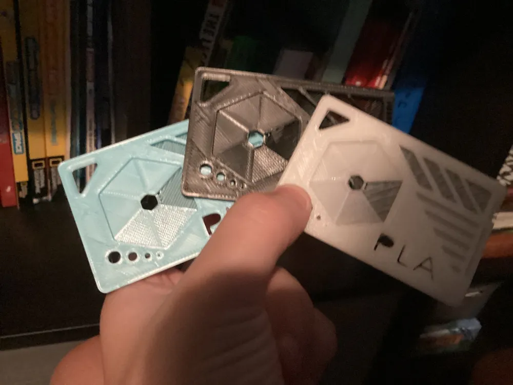 Filament Swatches with Filament Type Remixed by Luke Evanson - MakerWorld