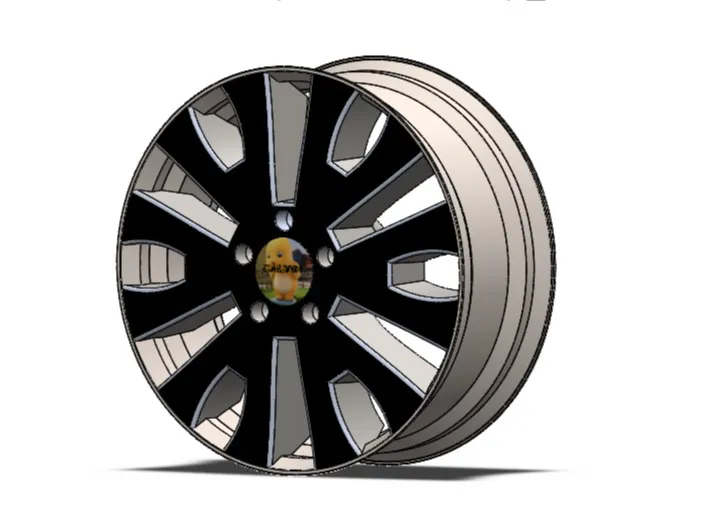 car rim design by Gabriel Calvin - MakerWorld