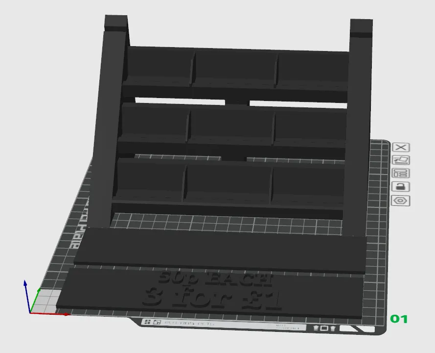 Sticker Display Stand - Craft Market Stall by Darkmoon3D MakerWorld ...
