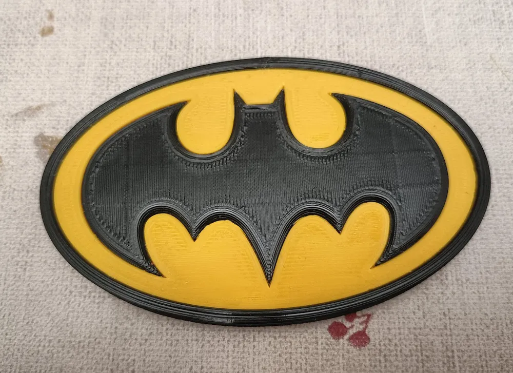Batman (1989) Bat-signal, Movie Logo by Chochi3D MakerWorld: Download ...