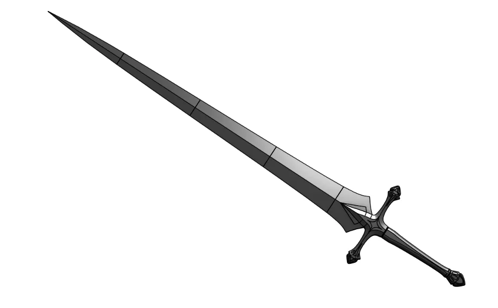 Silverine Sword Ragna Crimson by ReProps2003 MakerWorld: Download Free ...