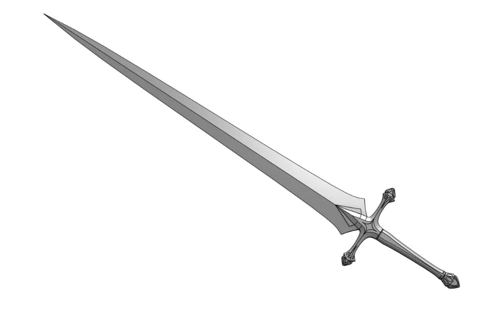 Silverine Sword Ragna Crimson by ReProps2003 MakerWorld: Download Free ...