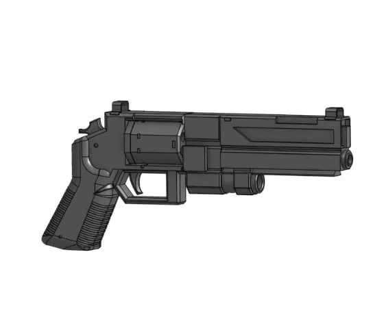 Helldivers p4 senator revolver prop by ReProps2003 - MakerWorld