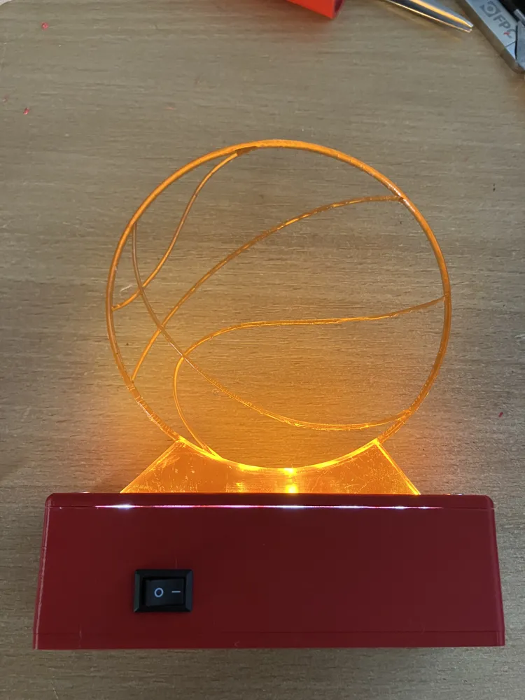 Basketball Lamp "Ilusion" by patrik.michna MakerWorld: Download Free 3D ...