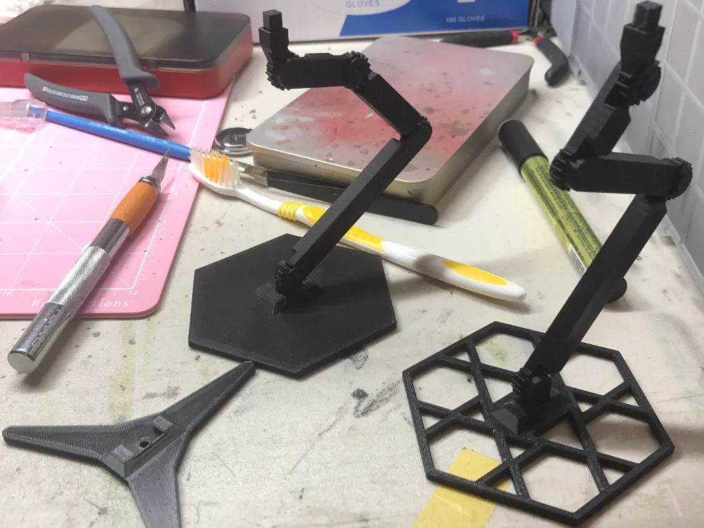 Real Grade RG Gunpla/Gundam action base adaptor Remixed by user ...