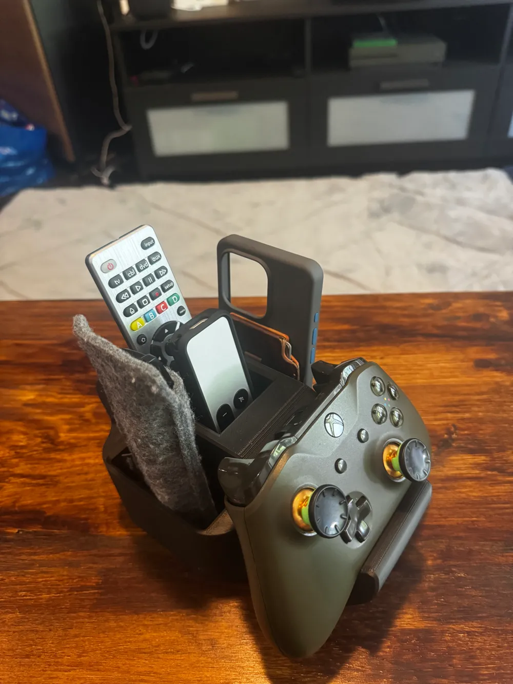 Controller and Remote Stand / Caddy - Free 3D Print Model - MakerWorld