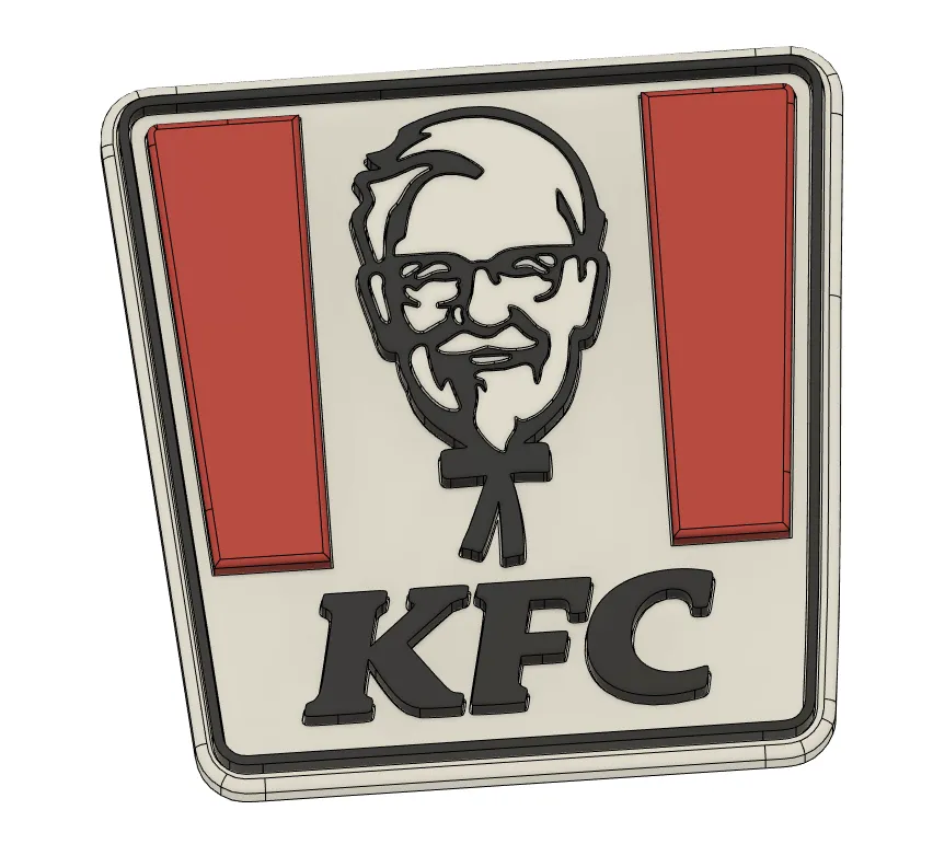 KFC LOGO (2018) by Chochi3D - MakerWorld