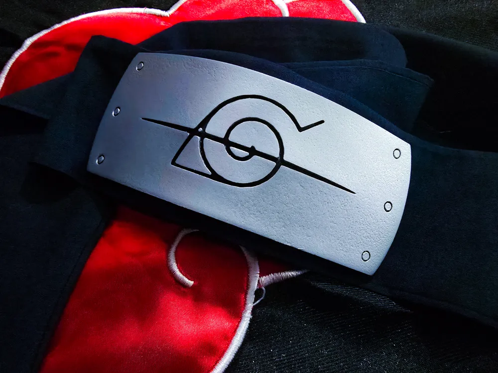 Akatsuki Headbands from Naruto: Shippuden - Free 3D Print Model ...