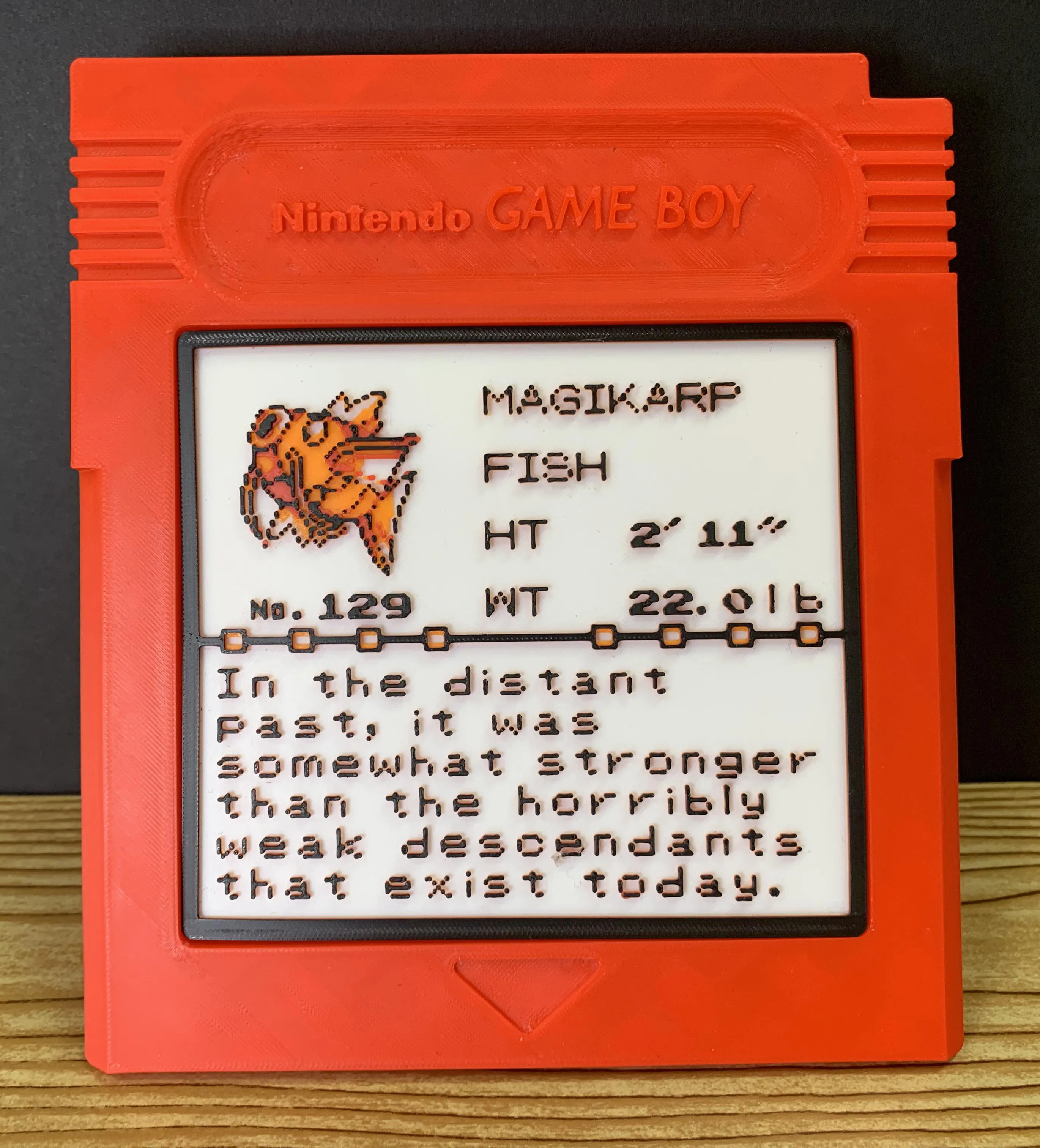 Pokemon Pokedex Magikarp by CraftyFox3D MakerWorld: Download Free 3D Models