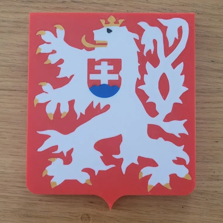 Nacional emblem of Czechoslovakia by WoTanCZSK - MakerWorld