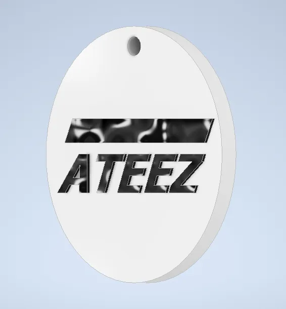Ateez Keychain by FiammaNera MakerWorld: Download Free 3D Models