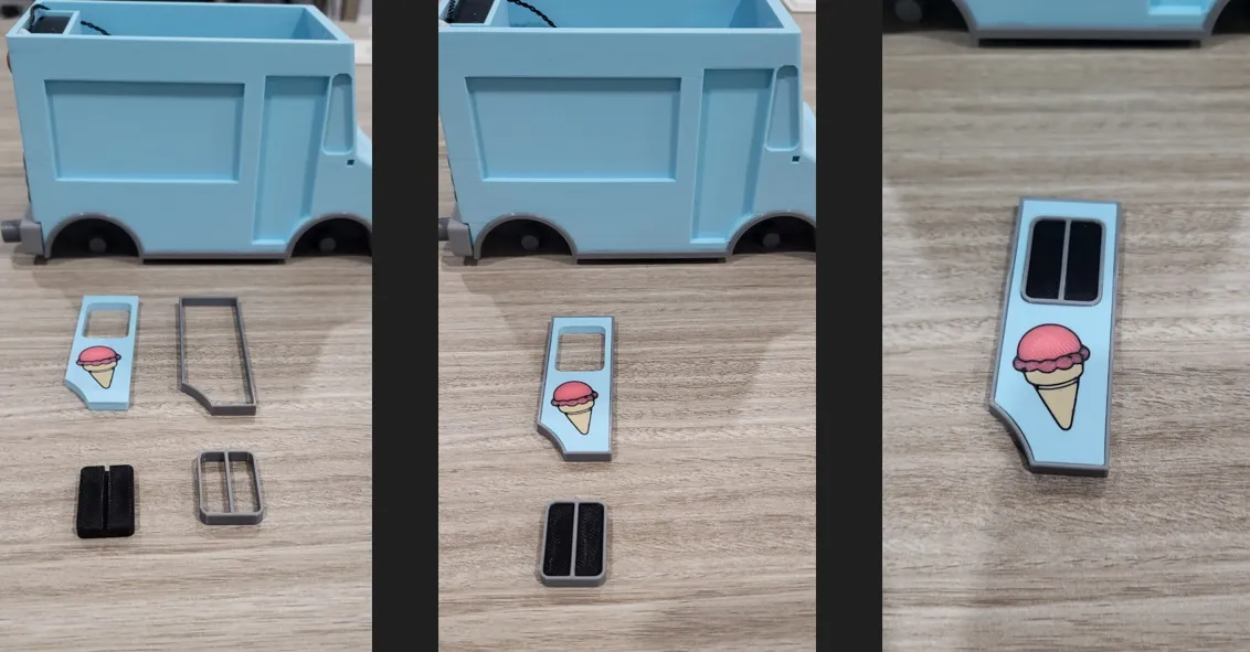 Ice Cream Truck with working headlights by Dr Operator - MakerWorld