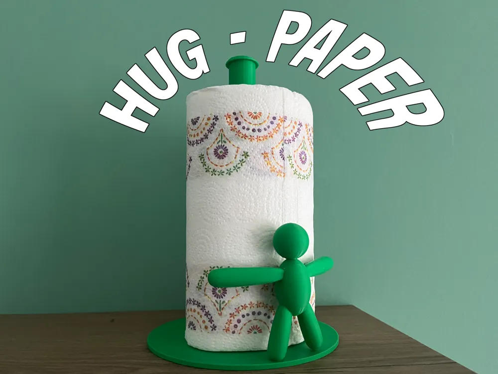 Hug-Paper holder by Stefano - MakerWorld