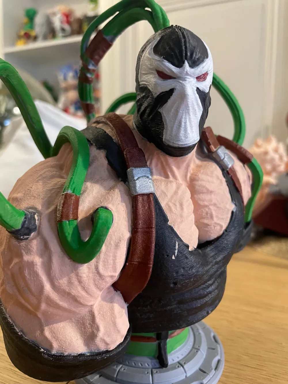 bust dc comic bane color by diertanonMakerWorld: Download Free 3D Models