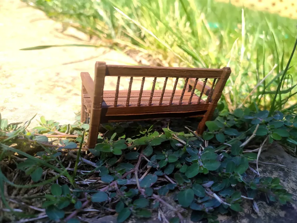 Miniature Bench by nickrip96 - MakerWorld