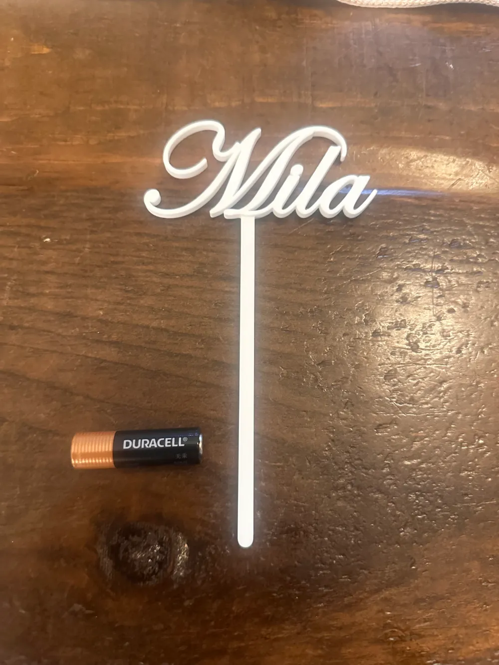 Cake topper Mila Birthday cake topper by JeffMcMuff - MakerWorld