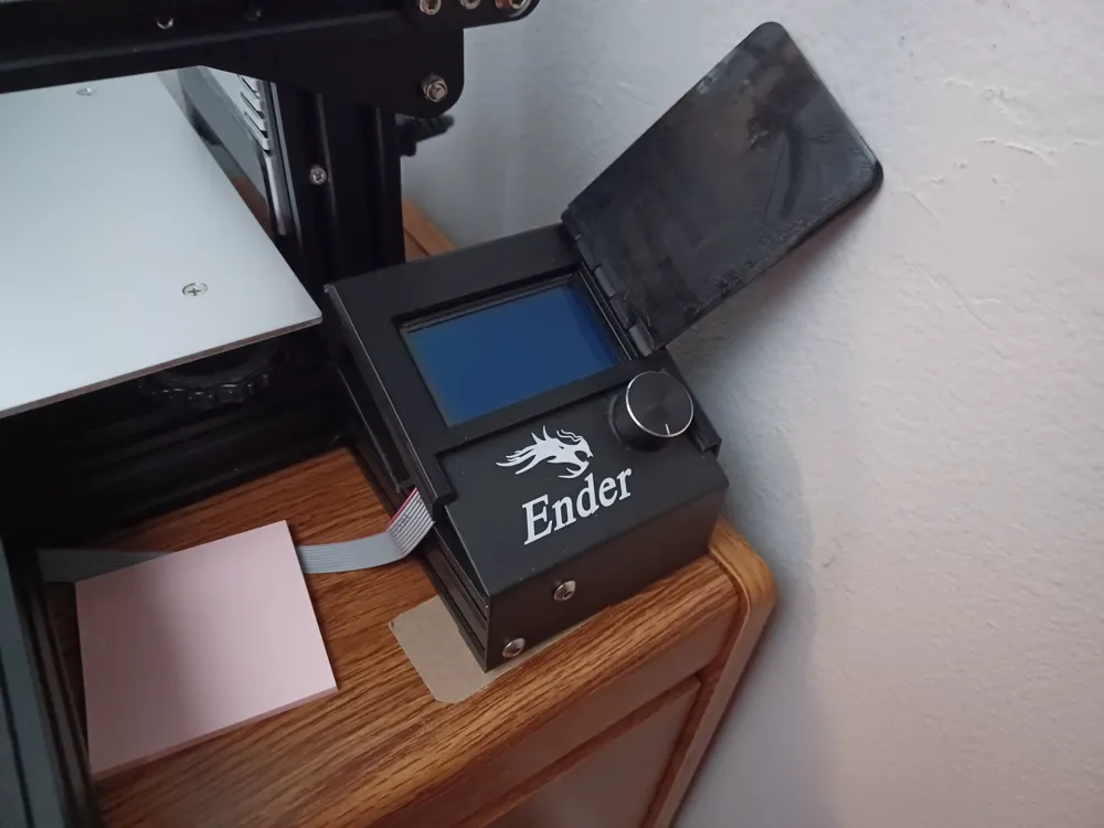 Ender 3 Screen cover and case Remixed by WestInSpaceMakerWorld ...
