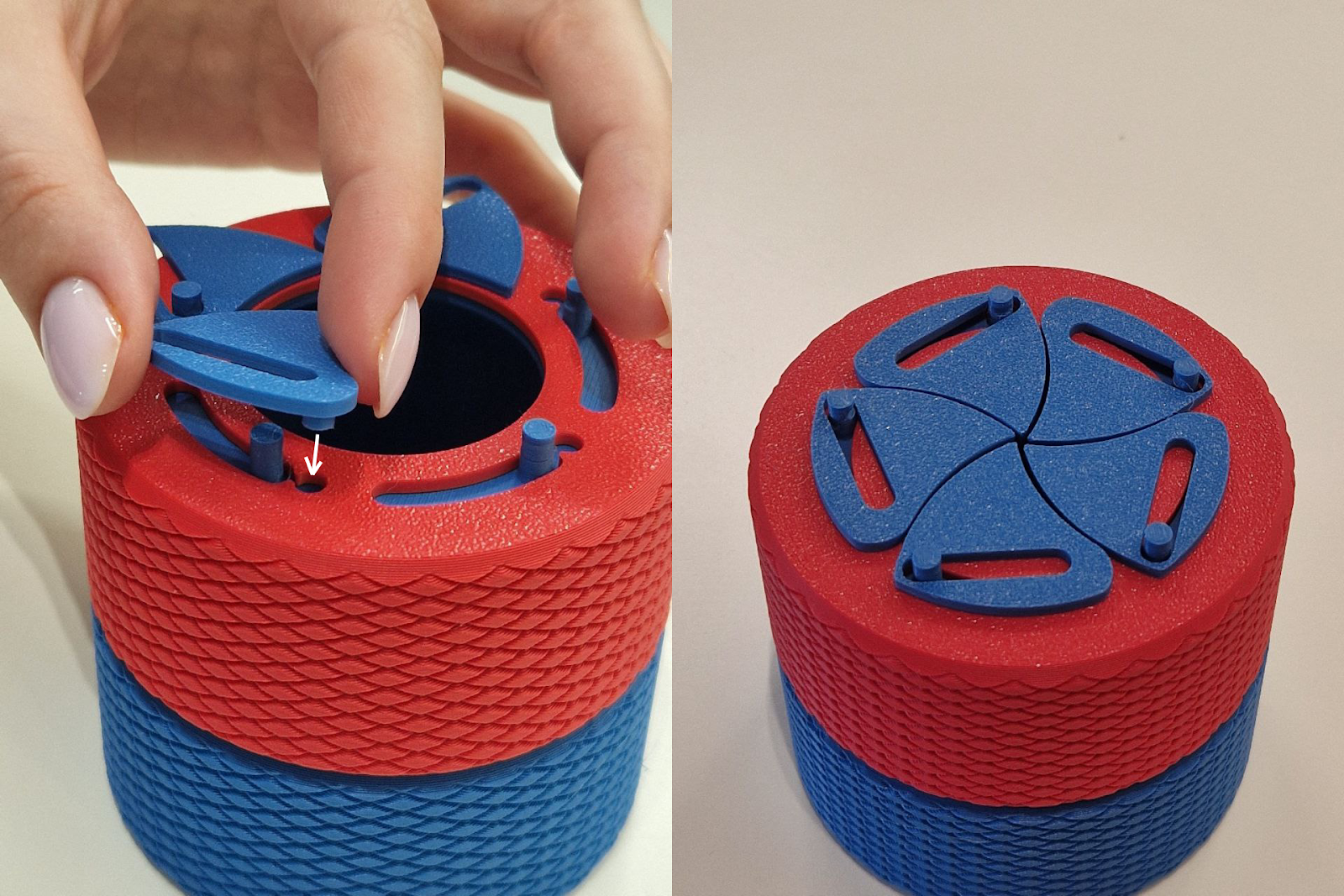 Iris Lid Mechanical Pen Jar Organizer by Hodzinets MakerWorld: Download ...