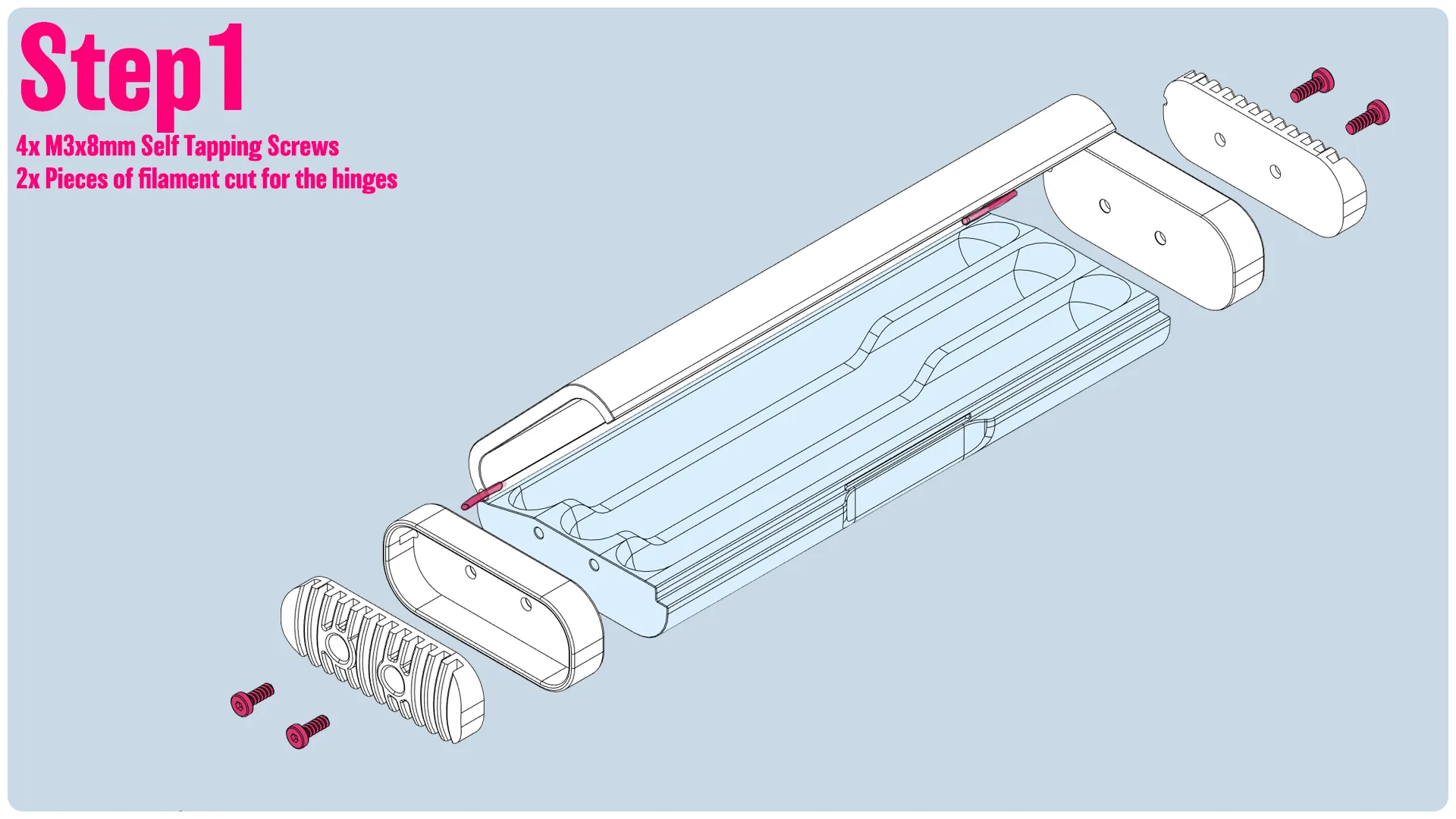 Stylish Modern Tech Inspired Pen/Pencil cases - Free 3D Print Model ...