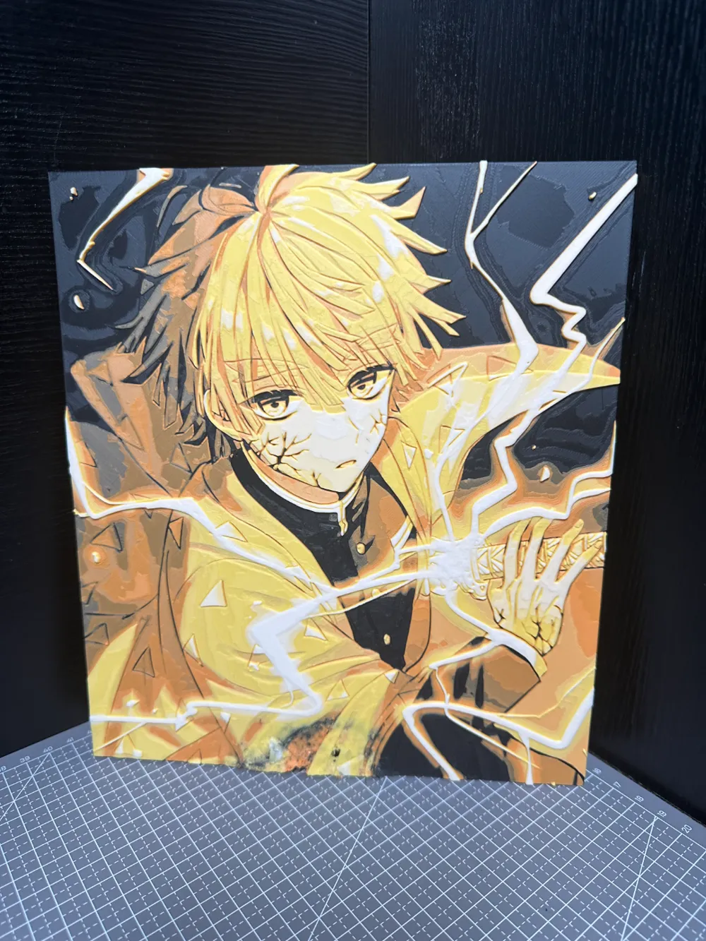 Hueforge_Demon Slayer_Agatsuma Zenits by smart3DP - MakerWorld