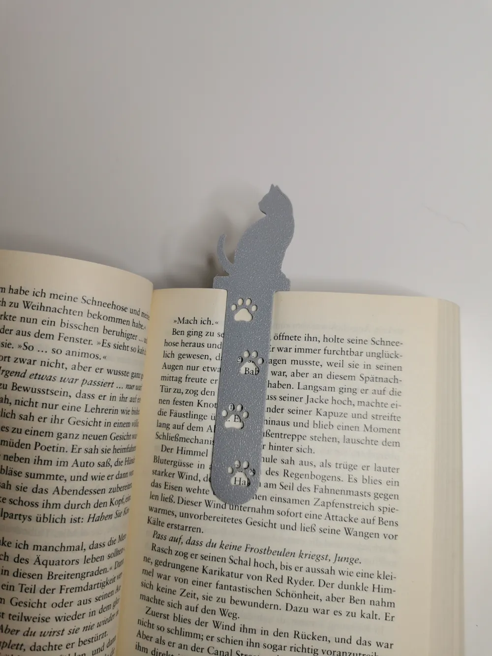 Cat bookmark by saecu - MakerWorld