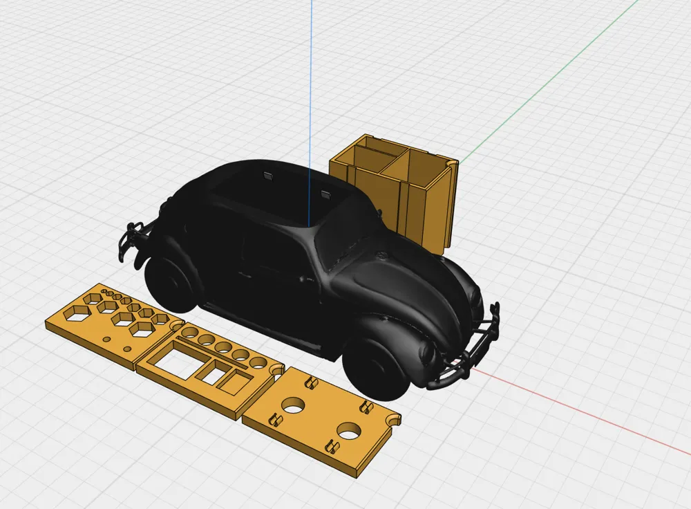 VW beetle storage by Willenynonky - MakerWorld