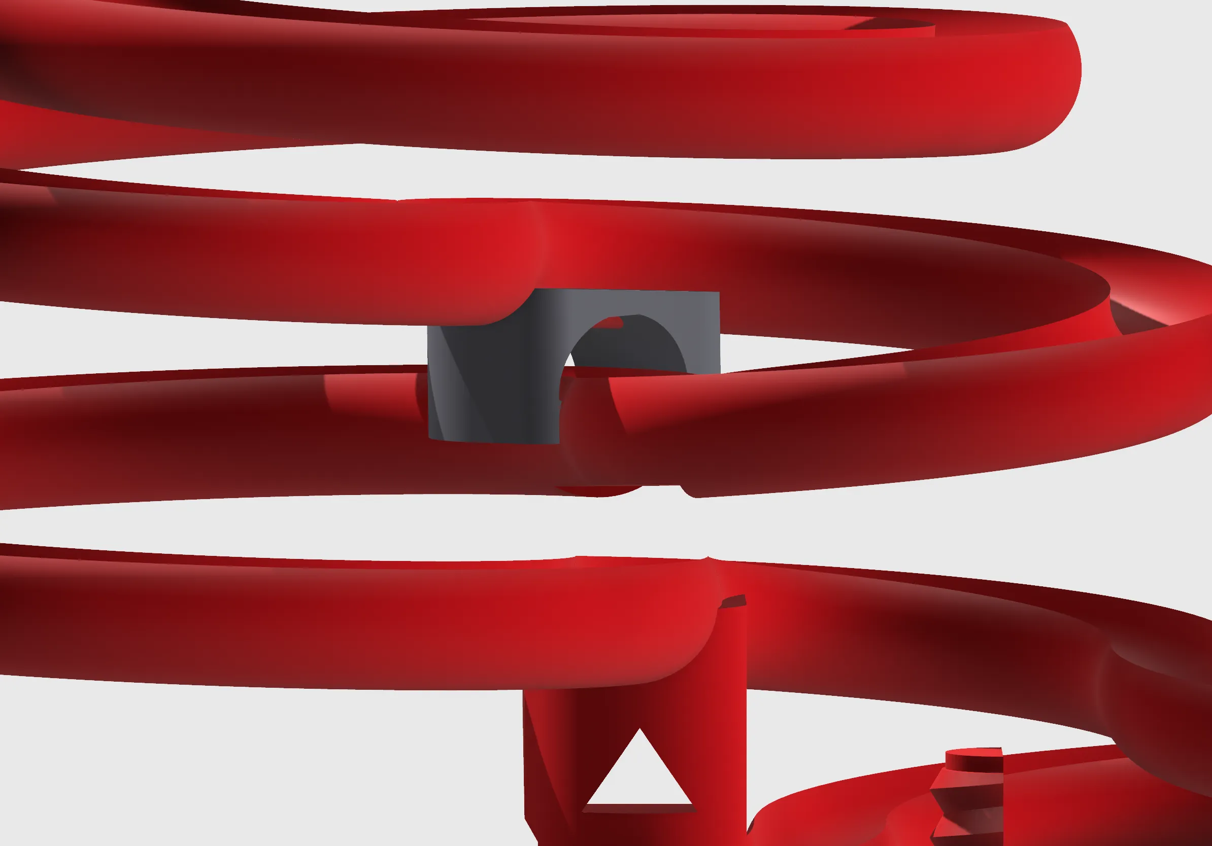 Marble Run 003 5-Ways Roller Coaster v1B Addon by MplusM MakerWorld: Download Free 3D Models