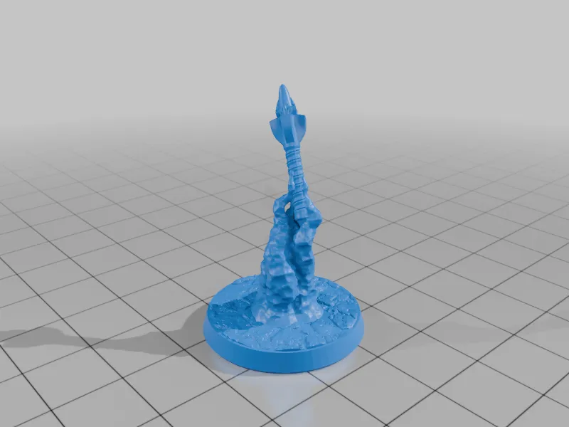 Spiritual weapon - mace(Supportless, FDM-friendly) by Brite Minis ...