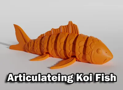 koi fish 3d print model download - MakerWorld