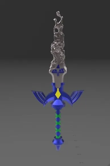 Damaged Master Sword TotK by ReProps2003 - MakerWorld