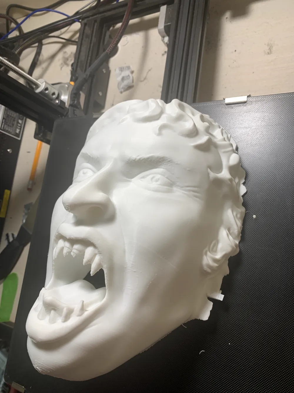 Dr. Who weeping angel mask by Lowteklos MakerWorld: Download Free 3D Models