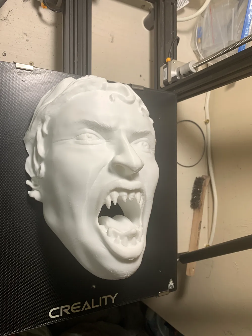 Dr. Who weeping angel mask by Lowteklos MakerWorld: Download Free 3D Models